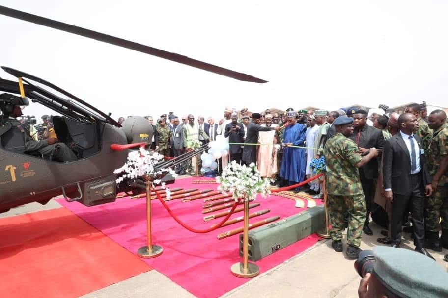 President Tinubu induct combat helicopters into the NAF fleet - West Africa Weekly
